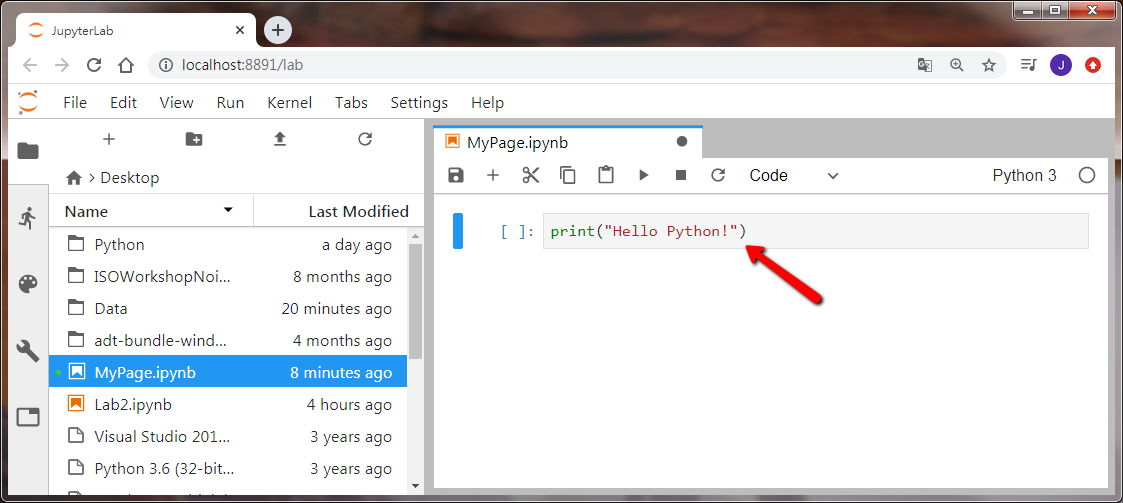 How To Start Jupyter Notebook